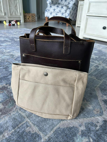 Canvas Purse Organizer | Portland Leather Goods