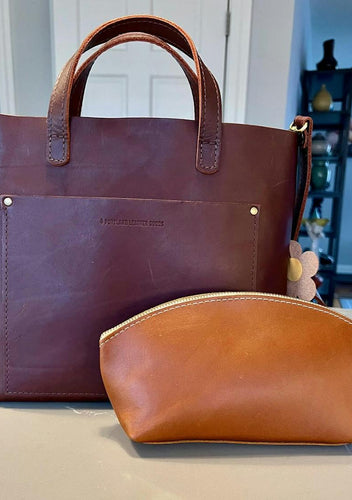 Eclipse Makeup Bag | Portland Leather Goods