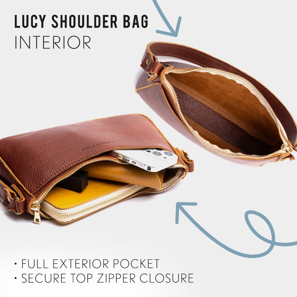 Lucy Shoulder Bag | Portland Leather Goods