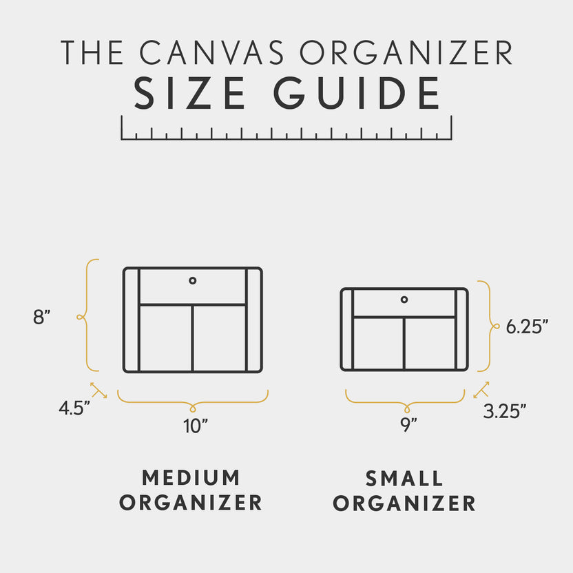 Canvas Purse Organizer | Portland Leather Goods