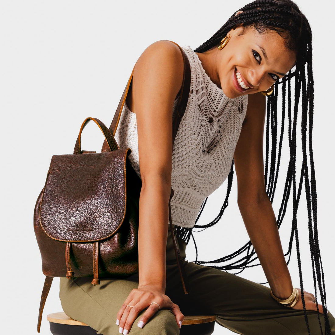 Bucket Backpack | Portland Leather Goods