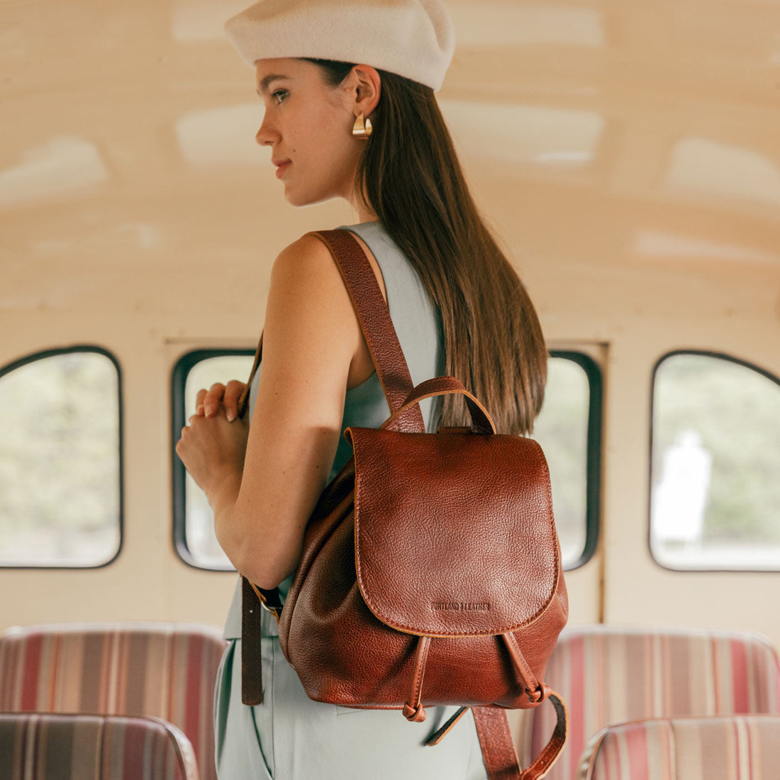 Bucket Backpack | Portland Leather Goods