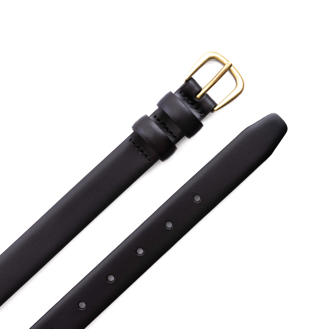 Women's Slim Double Loop Leather Belt | Portland Leather Goods