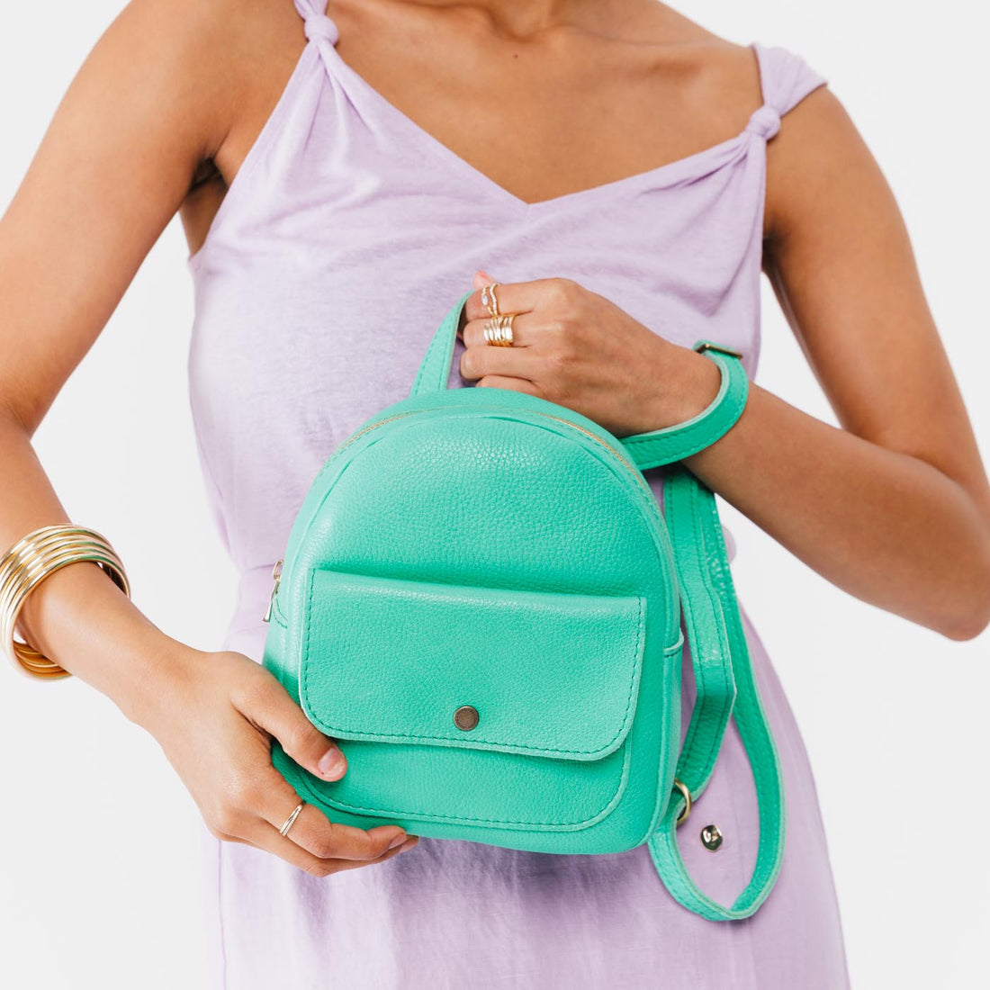 'Almost Perfect' Snap Mini Backpack | Portland Leather Goods