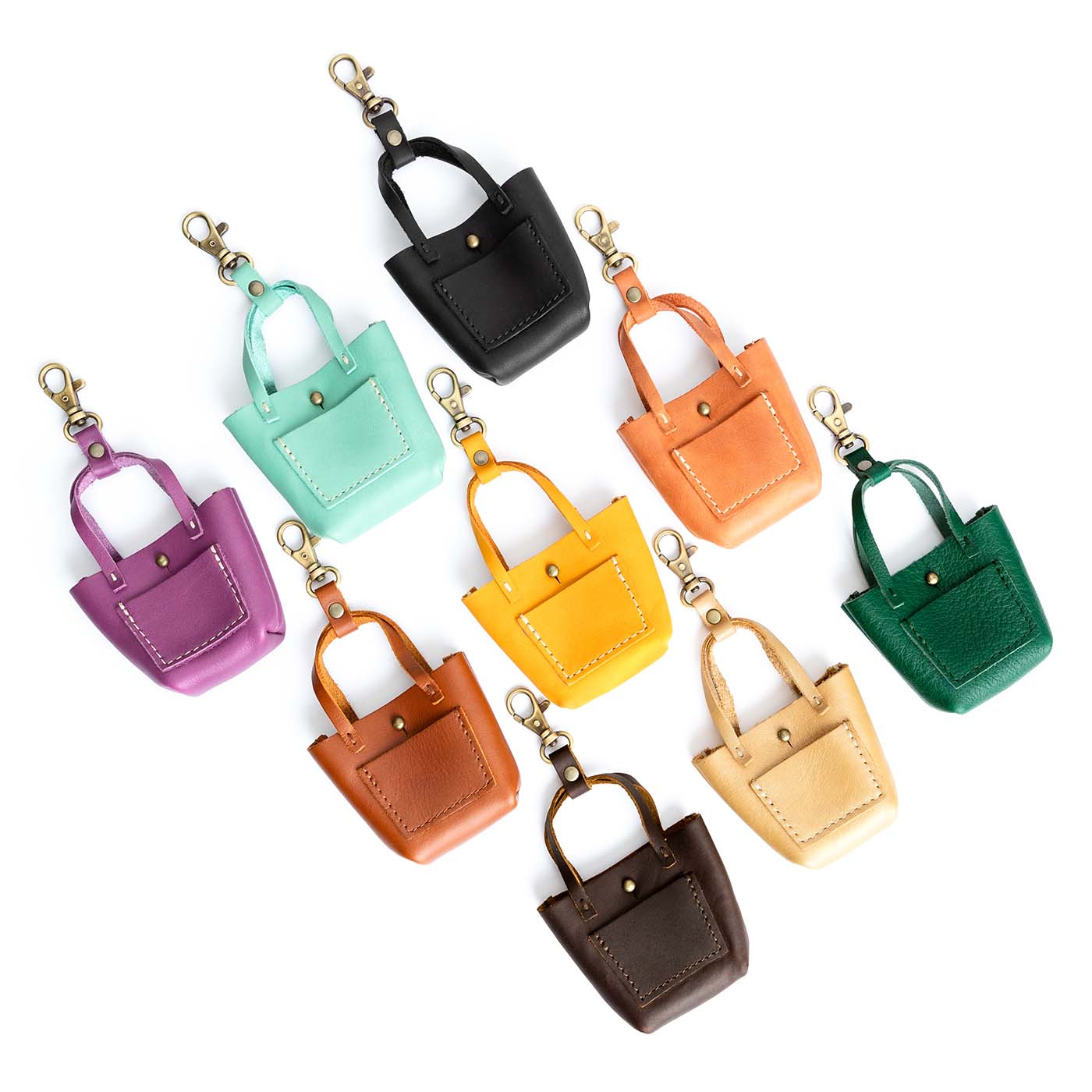 Teeny Tiny Tote Keychain | Portland Leather Goods