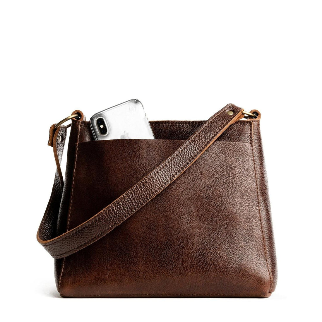 'Almost Perfect' Triangle Shoulder Bag | Portland Leather Goods
