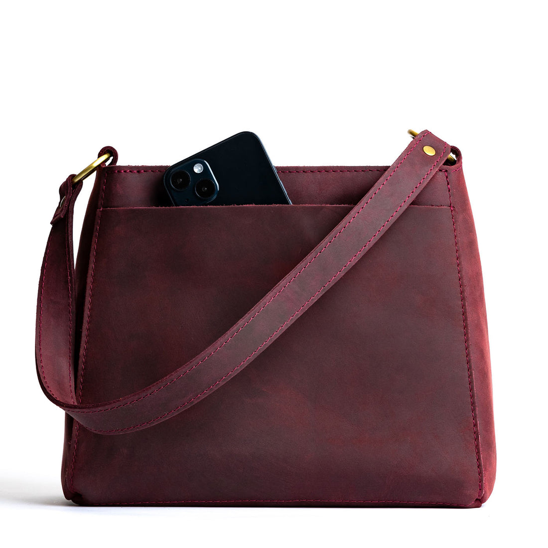 Triangle Shoulder Bag | Portland Leather Goods
