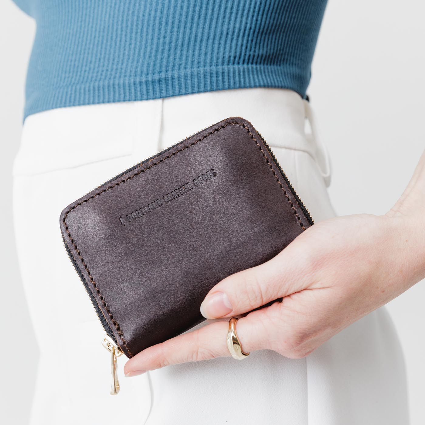'Almost Perfect' Small Zip Wallet | Portland Leather Goods